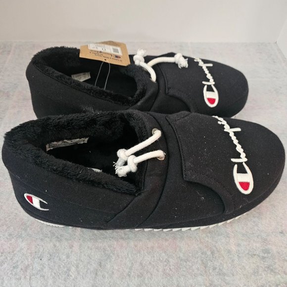 Reigning Champ | Shoes | Champion University Ii Slippers Black Womens ...